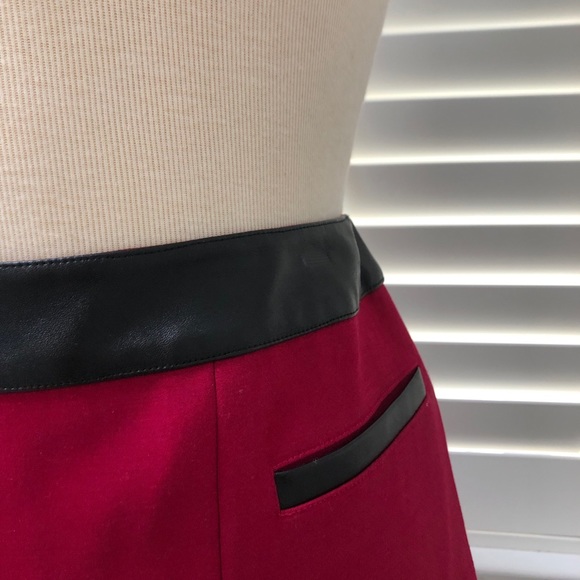 Carlisle | Other | Raspberry Pink Suit With Leather Trim | Poshmark